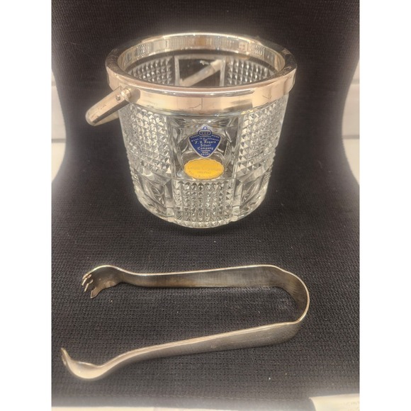 Roy Rogers | Dining | Vintage Lead Crystal Ice Bucket W Handle West ...